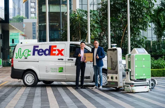 FedEx, QuikBot launch robot deliveries in Singapore