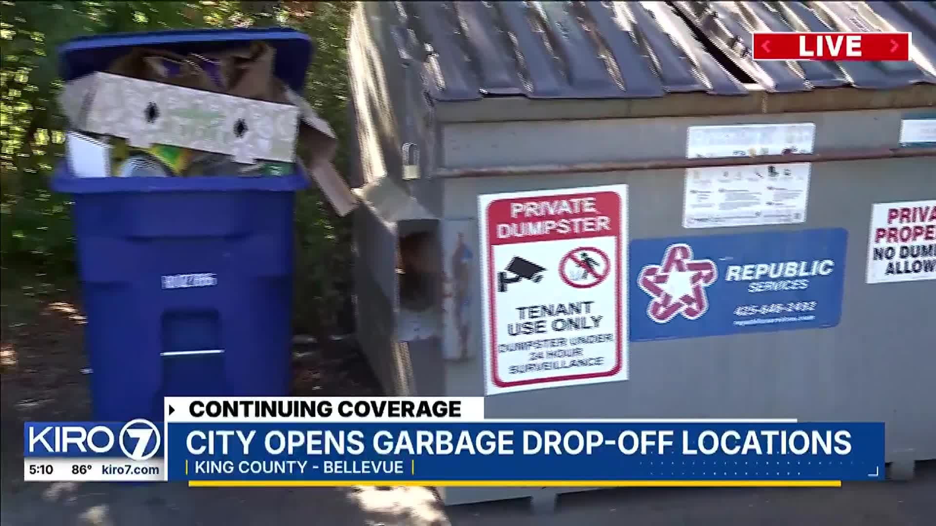 Where to drop off your trash as Republic Services strike continues