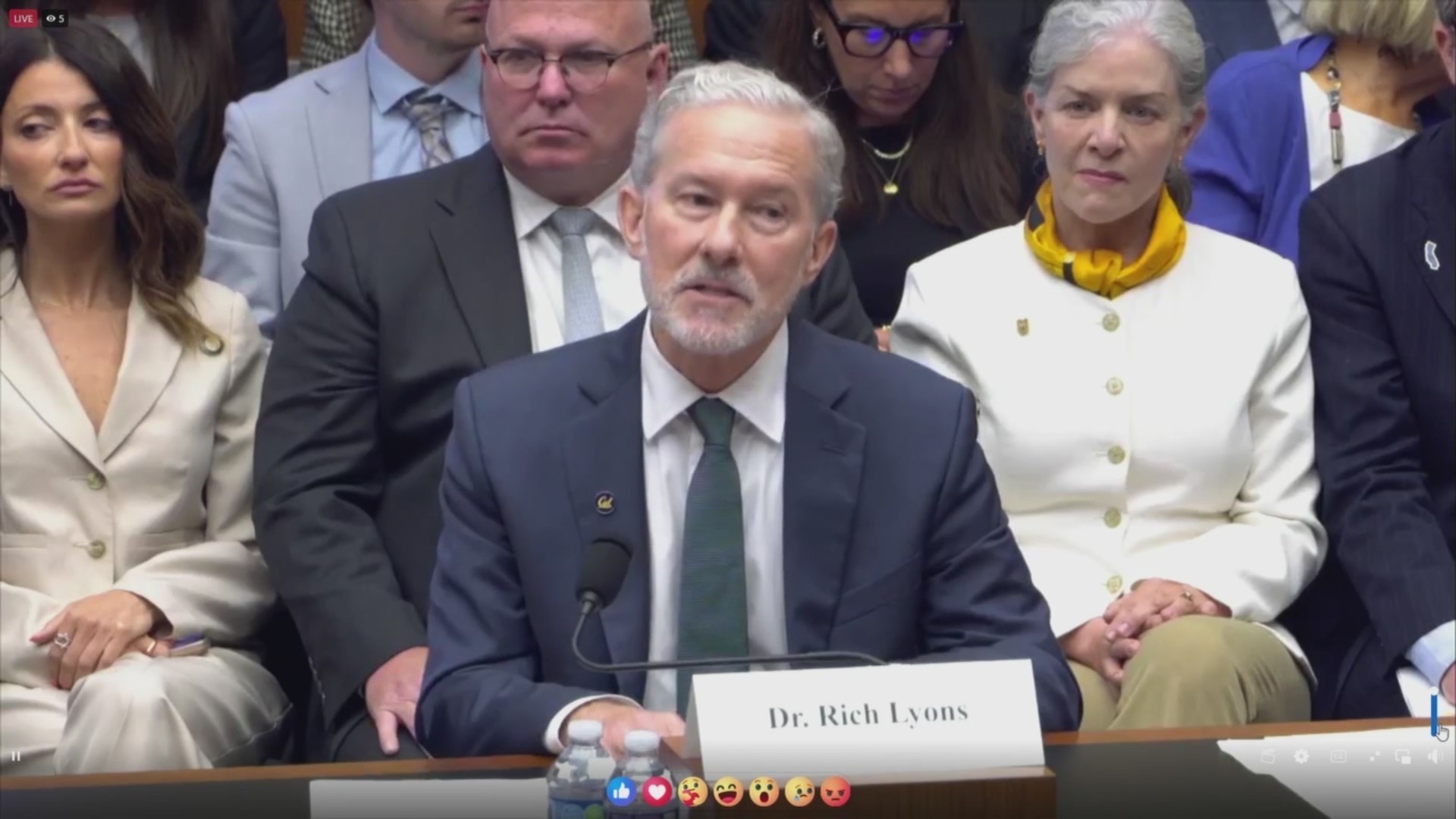 UC Berkeley chancellor testifies in front of Congress