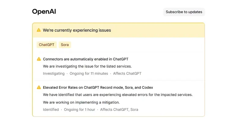 ChatGPT Is Down! Users Report 'Unusual Activity Detected' Error Amid ...