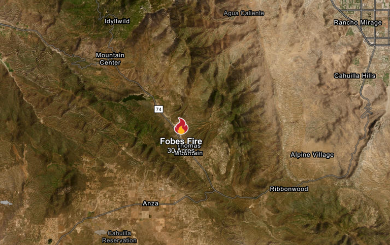 Brush Fires Send Smoke Across Riverside County: See Where They Are