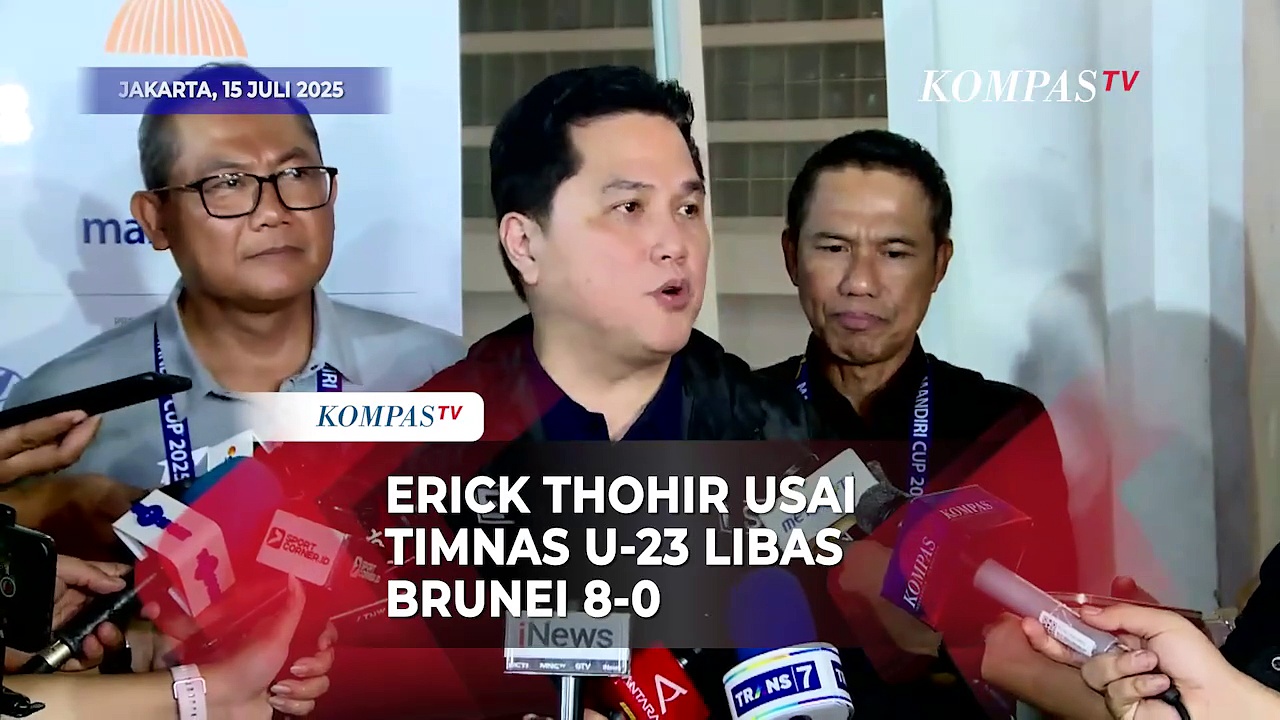 [FULL] Wanti-Wanti Erick Thohir Usai Timnas Indonesia U-23 Libas Brunei 8-0