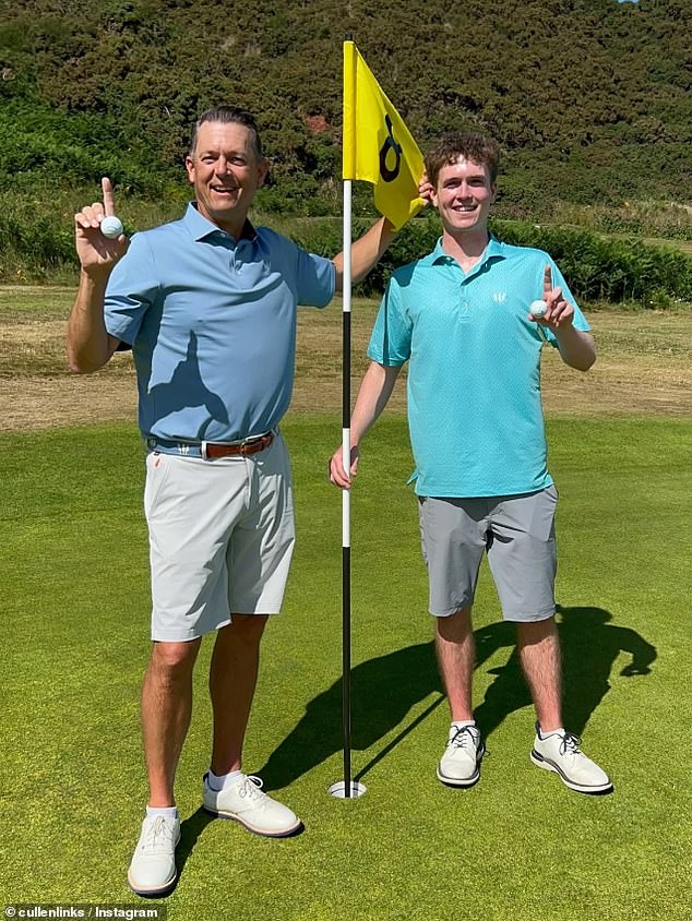 Dad who took his son on golfing trip hits a hole in one - and what ...
