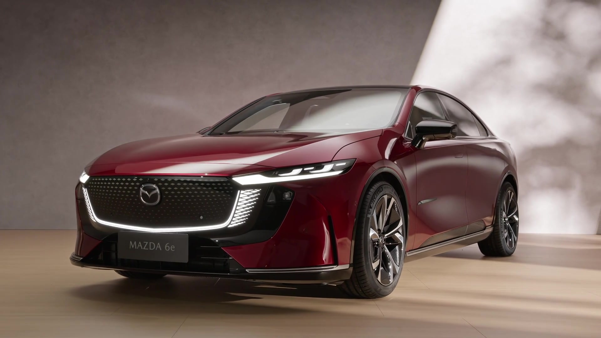 All-new Mazda6e Exterior Design in Soul Red Crystal