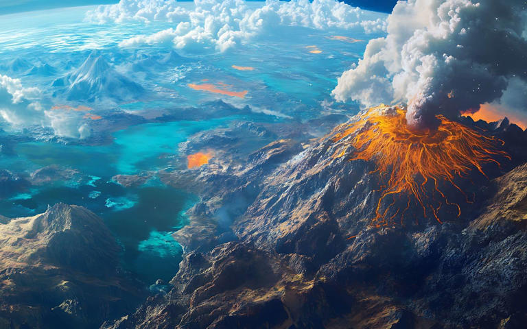 Les premiers continents seraient nés du feu intérieur de la Terre, pas ...