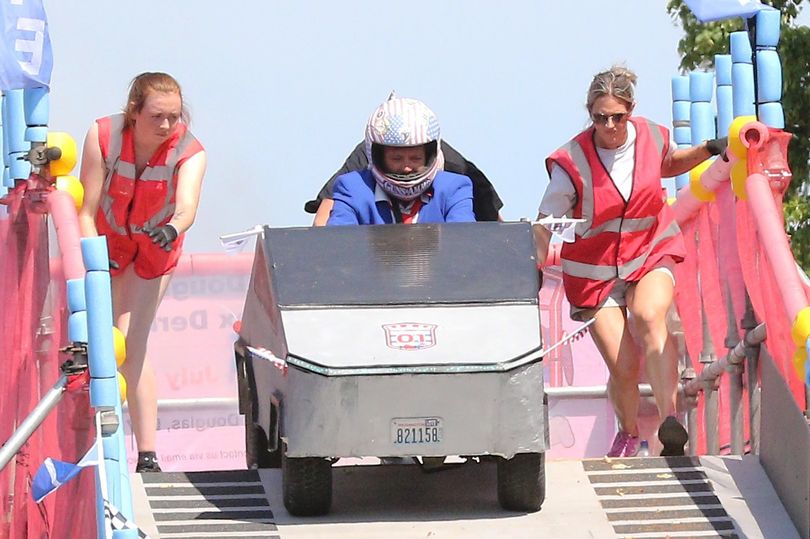 Donald Trump and Elon Musk reunite to win 2025 Castle Douglas Soap Box ...
