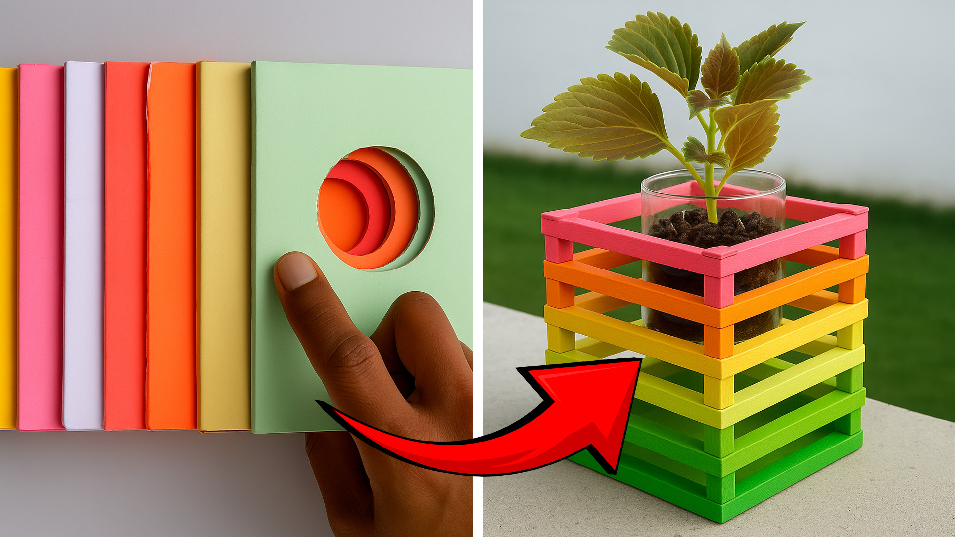 DIY – Best Use of Waste Cardboard and Bottle | Creative Upcycled Craft ...