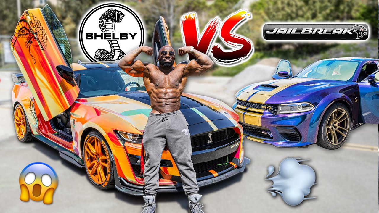 Muscle Showdown: Shelby GT500 vs Hellcat Jailbreak