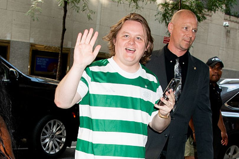 Lewis Capaldi sports Celtic top in New York ahead of The Tonight Show ...
