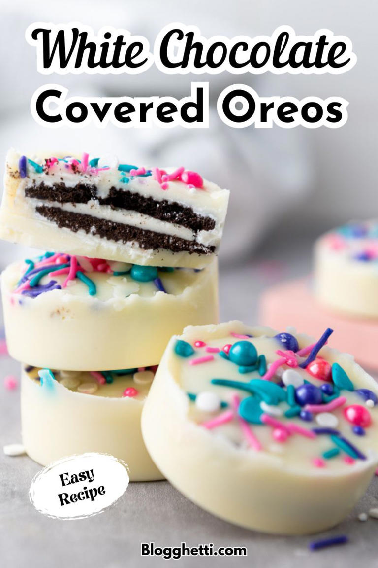 White Chocolate Covered Oreos