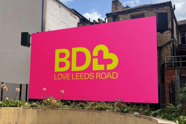Mixed views as new branding unveiled to celebrate Leeds Road in Bradford