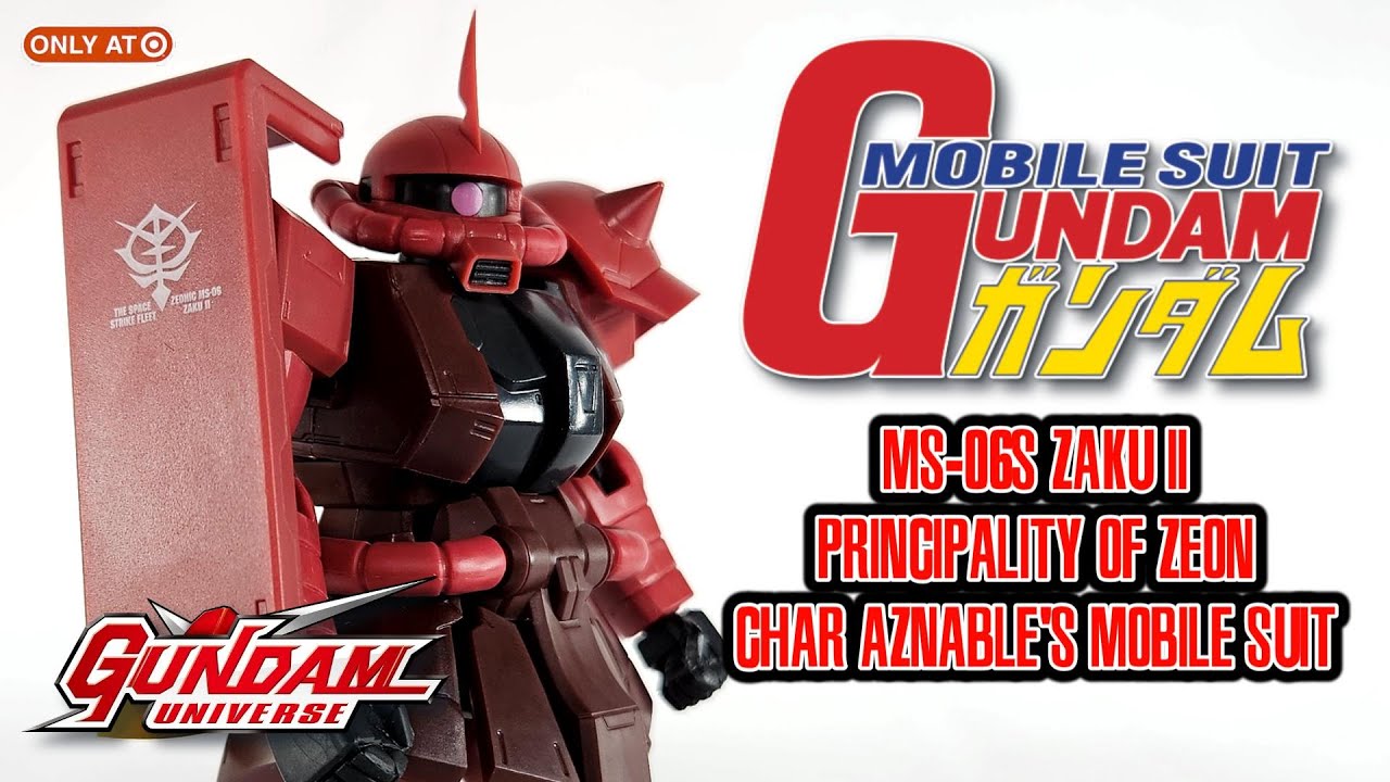 Mobile Suit Gundam Red Zaku II Action Figure Review 2025