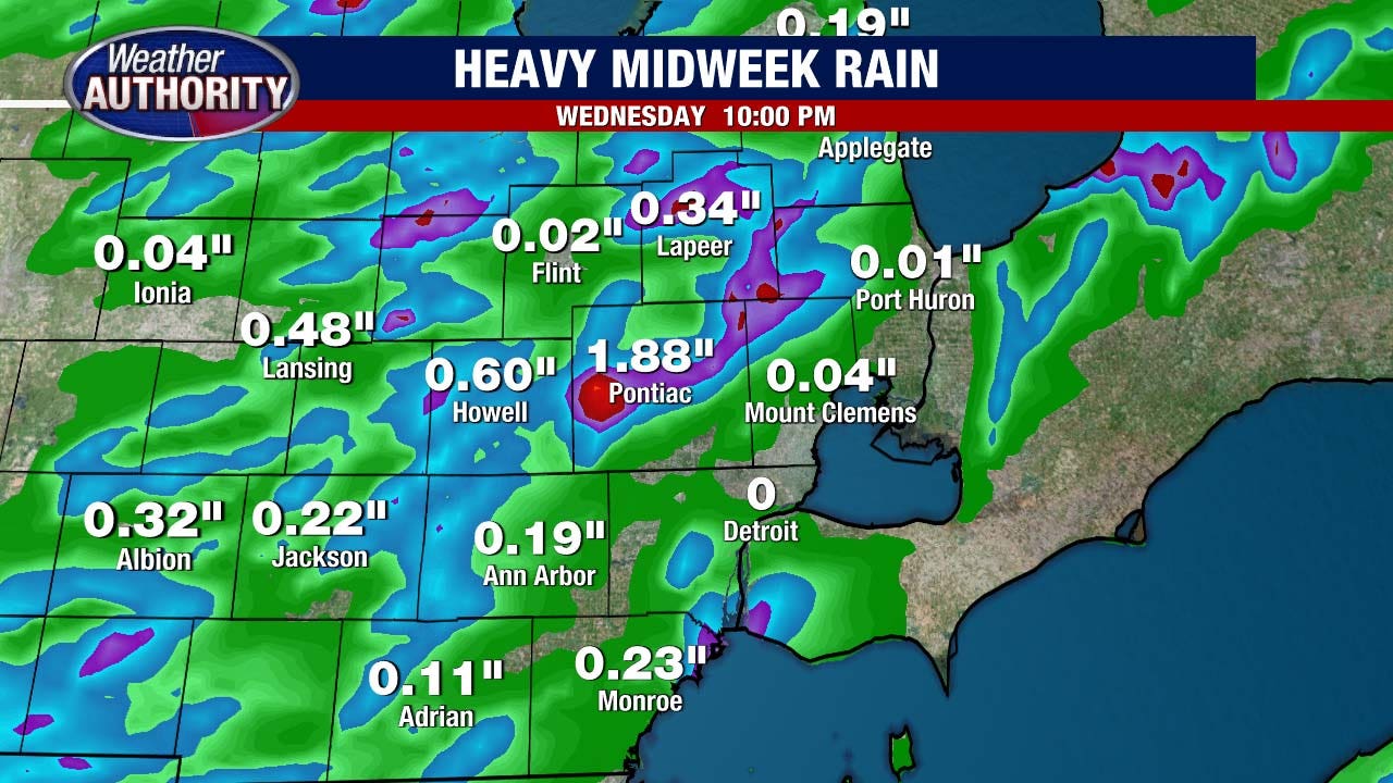 Metro Detroit weather: Storms return to the forecast as the humidity ...