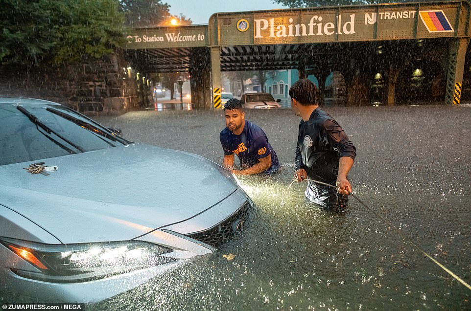 Flash floods kill two in New Jersey as NYC faces widespread deluge