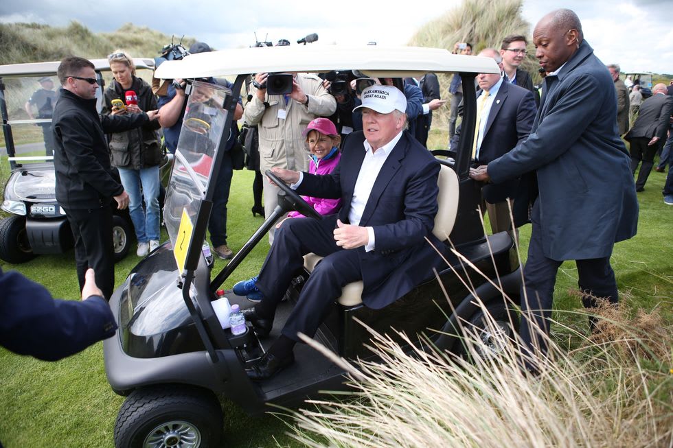 Kai Trump, 18, explains how golf has helped her bond with grandfather ...