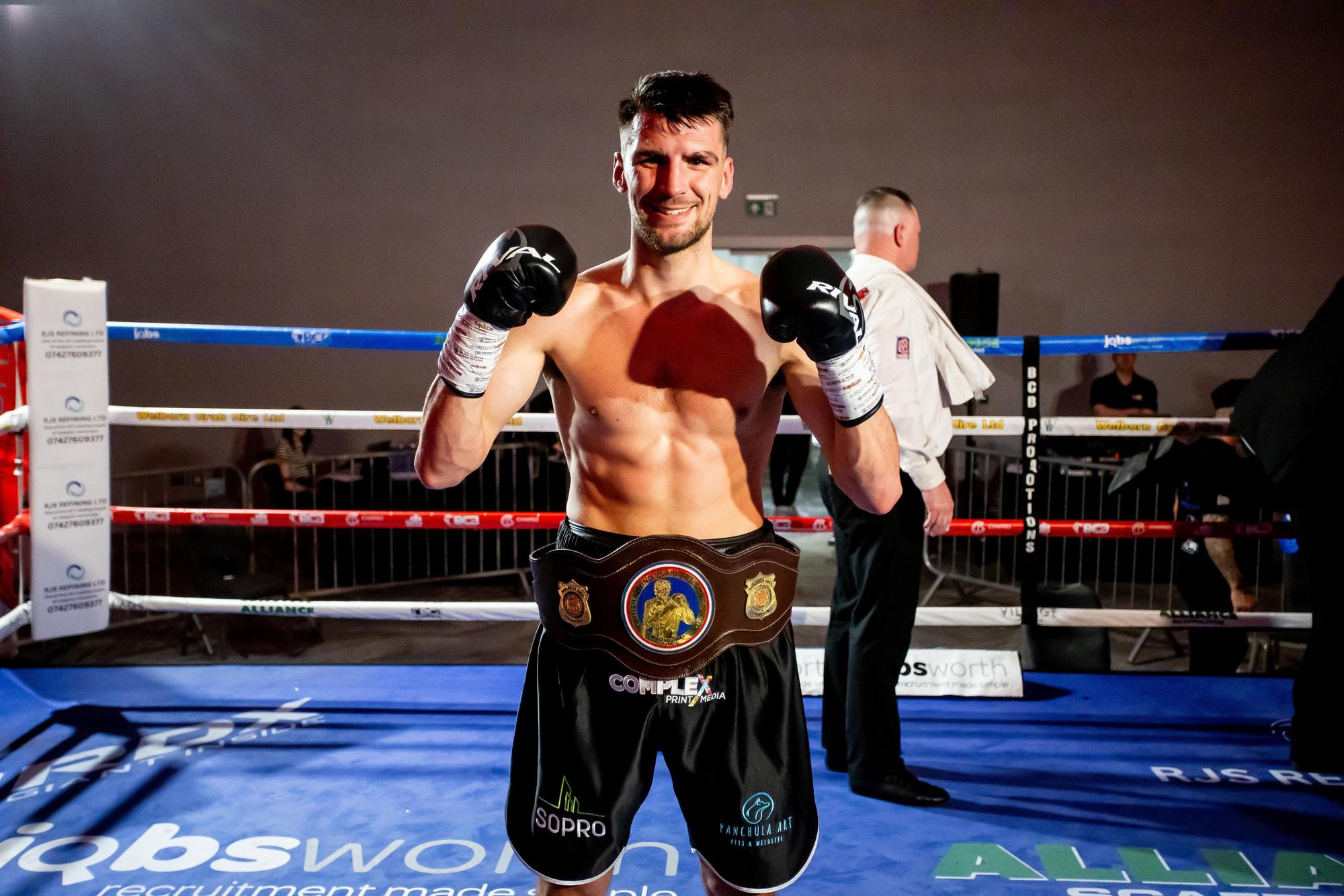 Northampton's Ben Vaughan fights for English title at sold-out Kings Hall