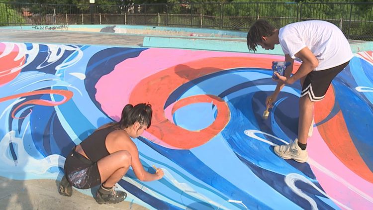 Carlisle skate park undergoes makeover to replace graffiti with ...