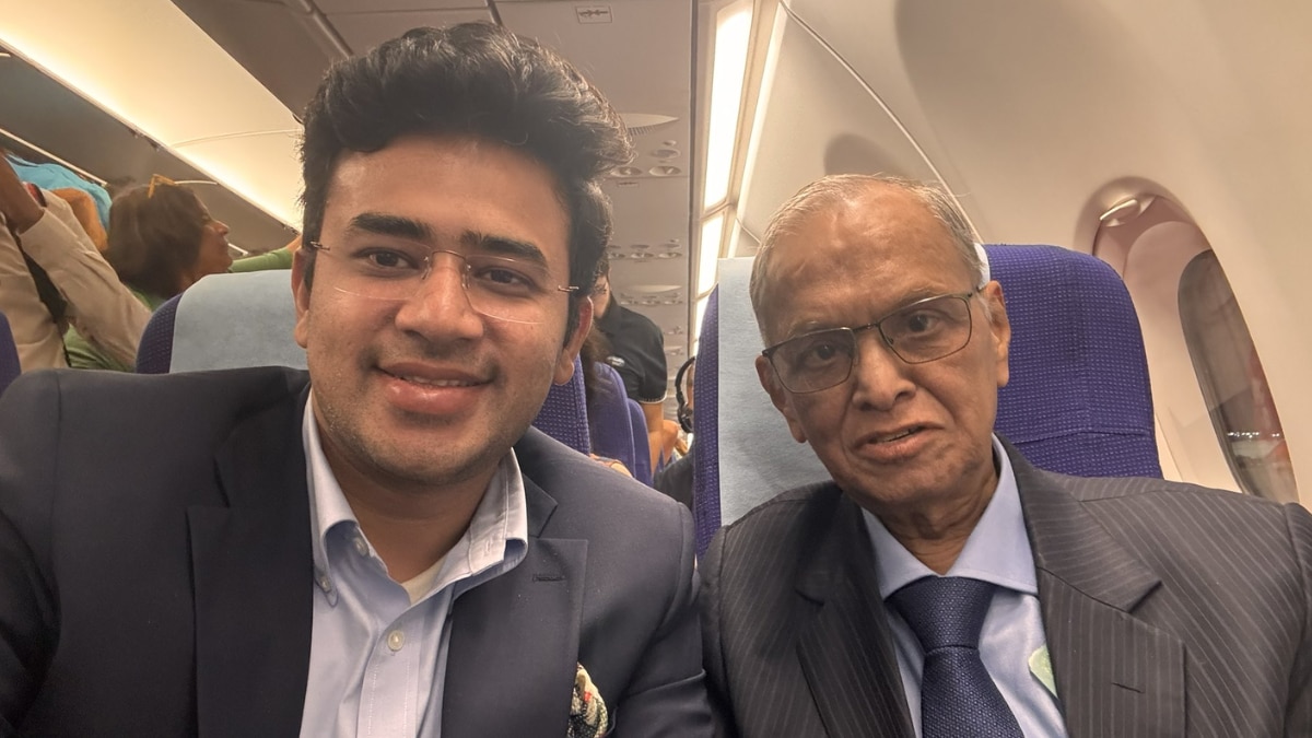 Narayana Murthy’s Quip During Flight Chat With Tejasvi Surya: 'Only PM ...