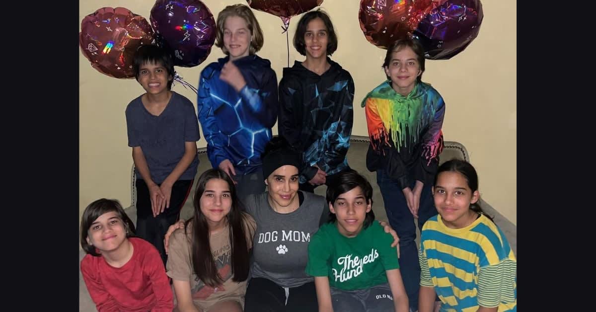 Octomom Turns 50, Shares New Photos With Octuplets
