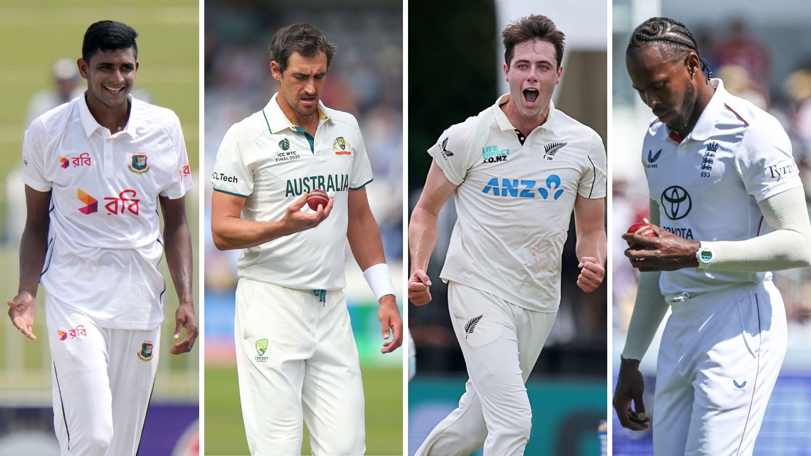 The 7 fastest Test cricket bowlers in 2025 – which rapid pacer clocked ...