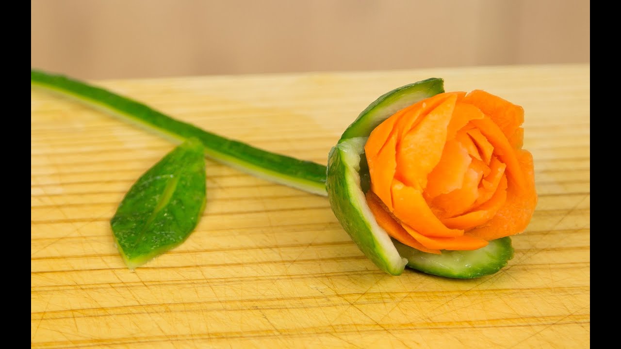 How to Carve a Carrot Rose – Simple & Stunning