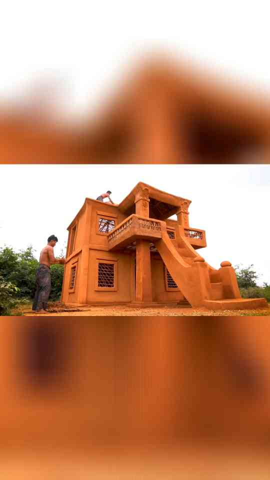 Building Mud Houses - Watch It Come To Life!