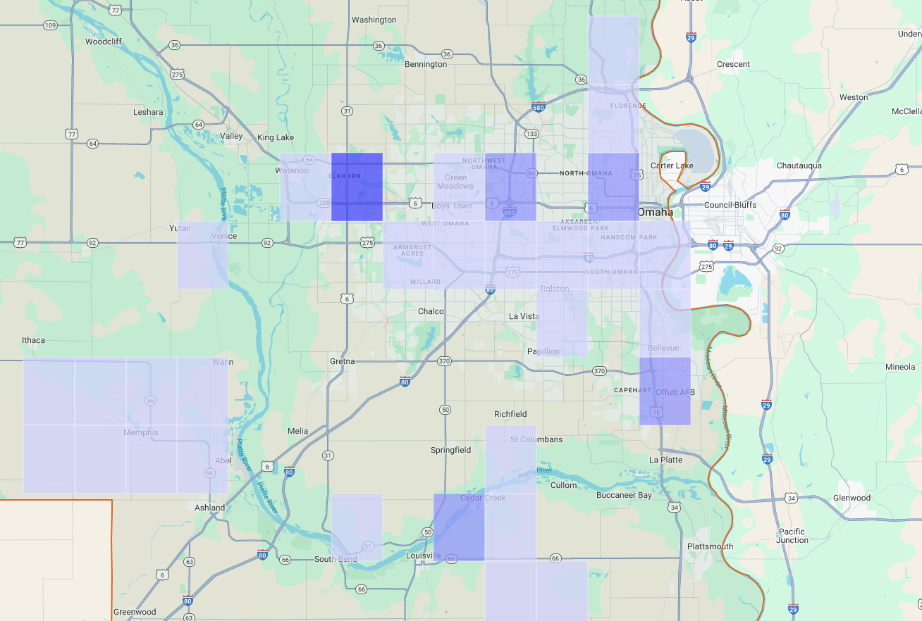 Hundreds of customers without power as storms roll through Omaha area