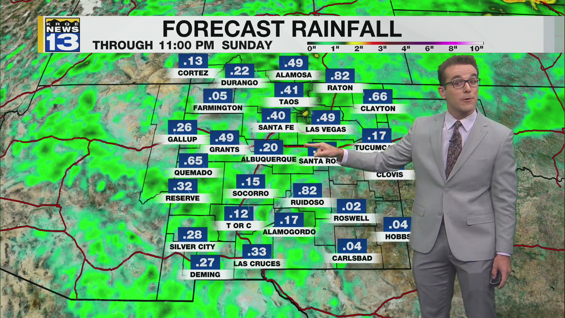 More western rain but very warm for now