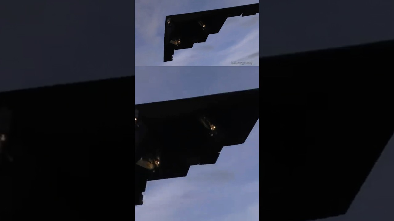 B-2 Bombers Sunset Landing