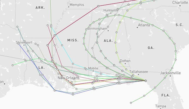See latest spaghetti models, radar as Invest 93L continues crossing Florida