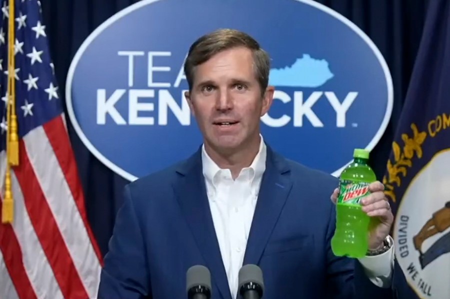 Kentucky Gov. Andy Beshear visits the Upstate