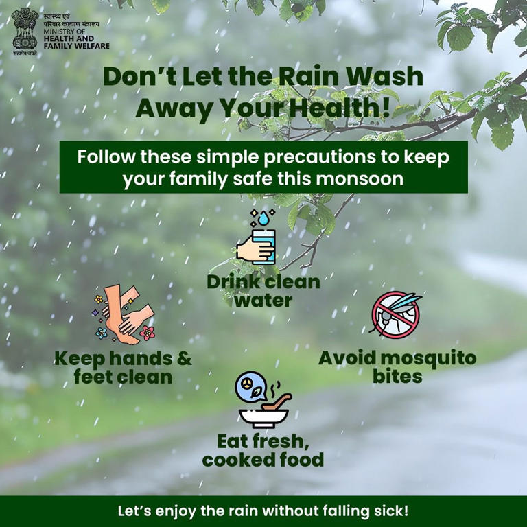 Stay healthy this monsoon: Essential tips for rainy season safety