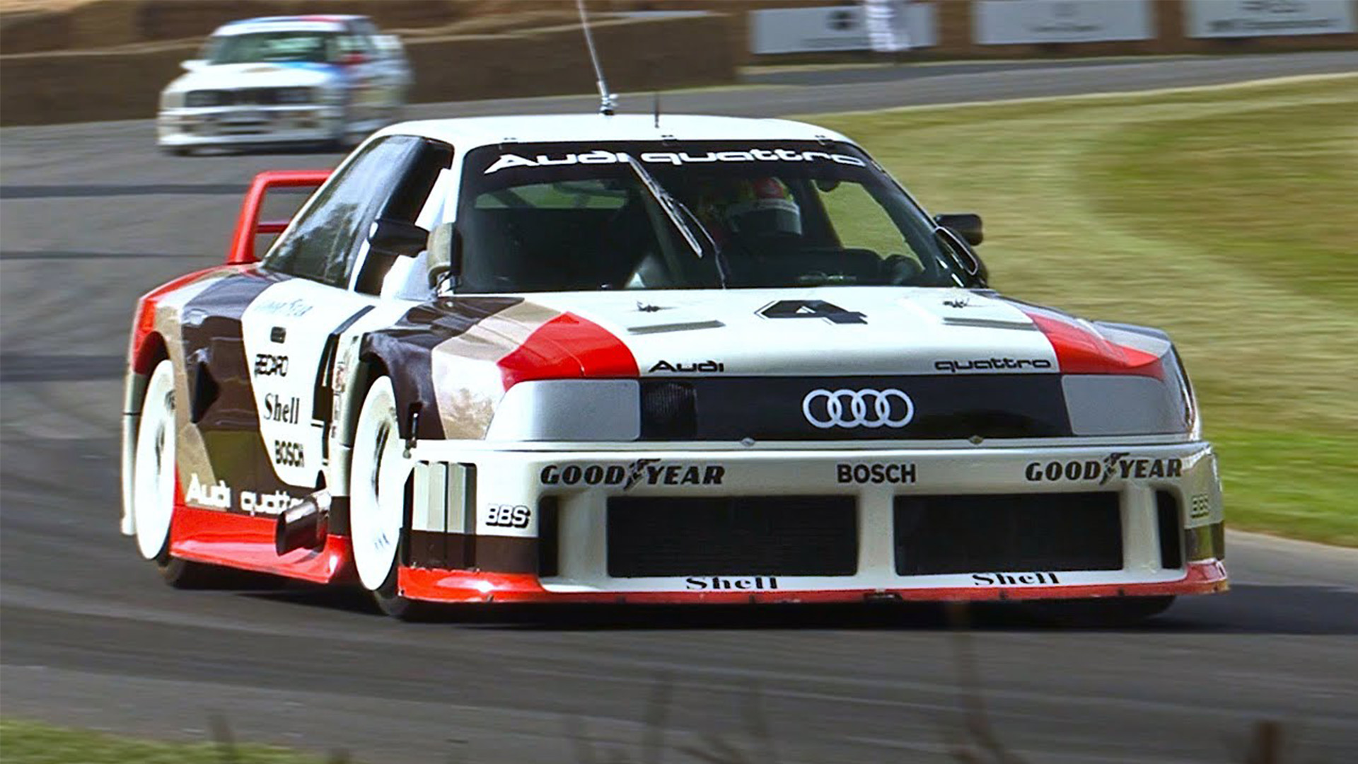 Audi 90 IMSA GTO – Het geluid van de vijfcilinder turbo op Goodwood
