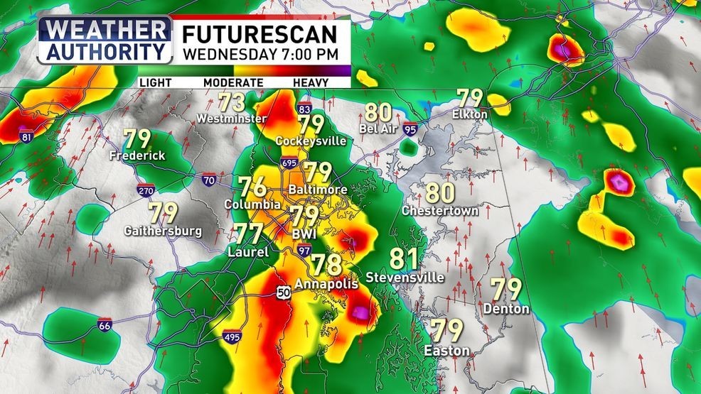 WEATHER ALERT: Severe weather in parts of Maryland
