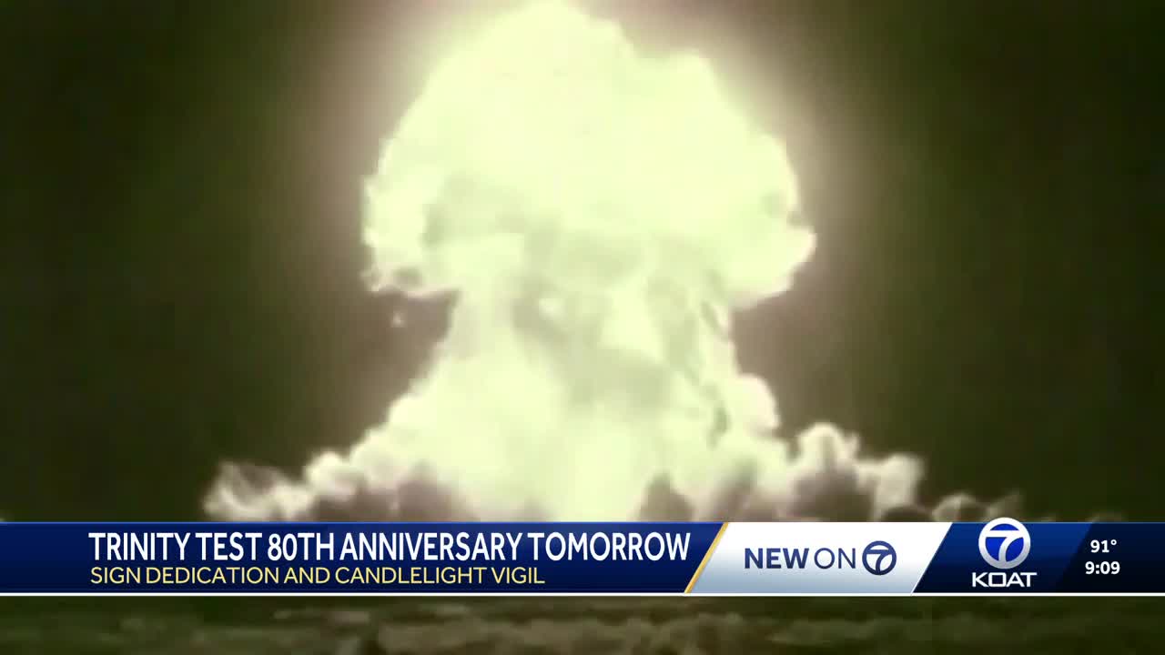 80 years since the first atomic bomb detonation in New Mexico