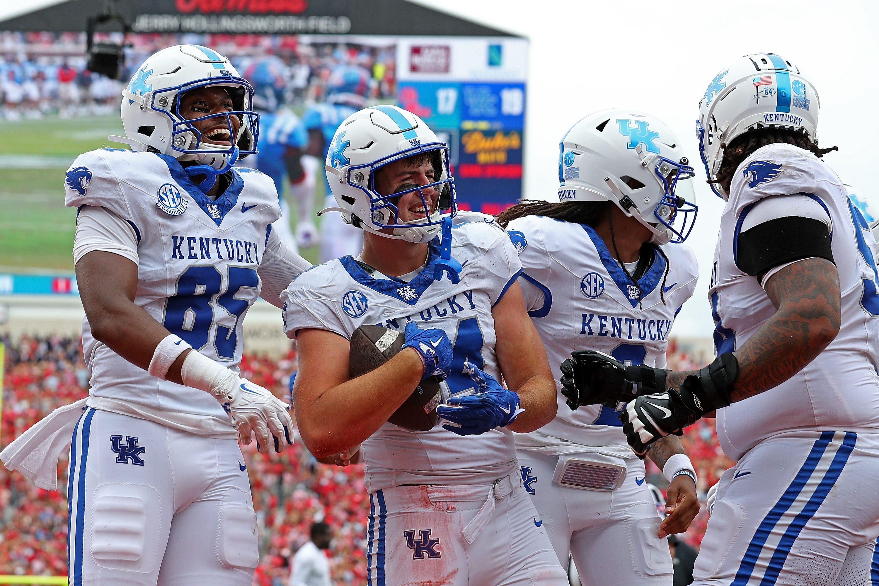 Kentucky's Josh Kattus is making waves on and off the field