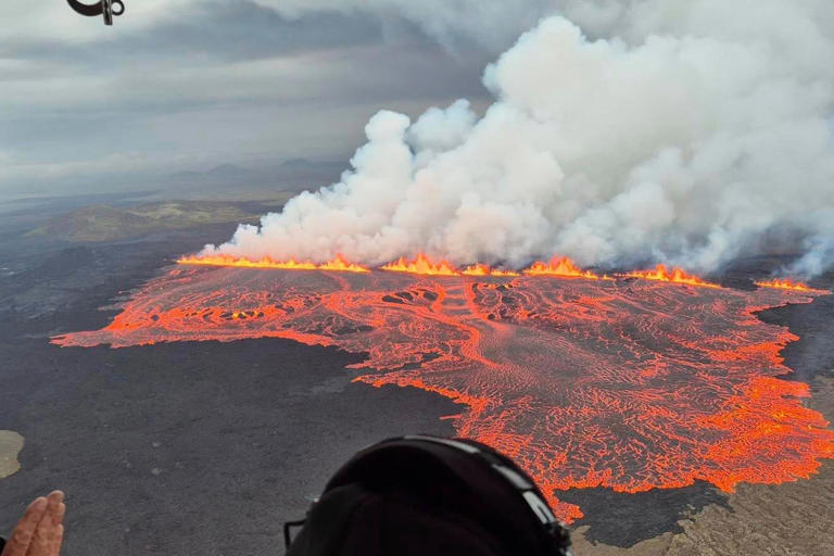 Iceland volcano eruption forces evacuation of town and iconic ...