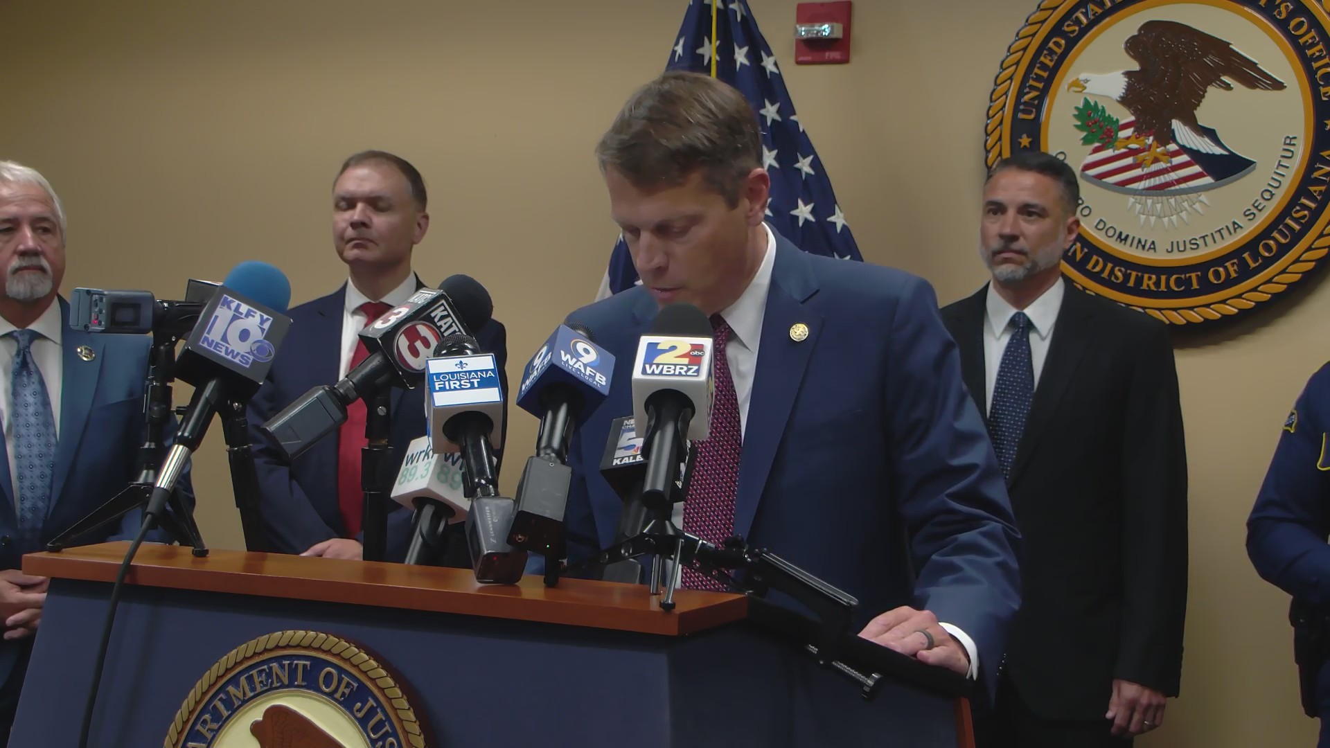 Federal officials announce arrests after FBI operations in Louisiana