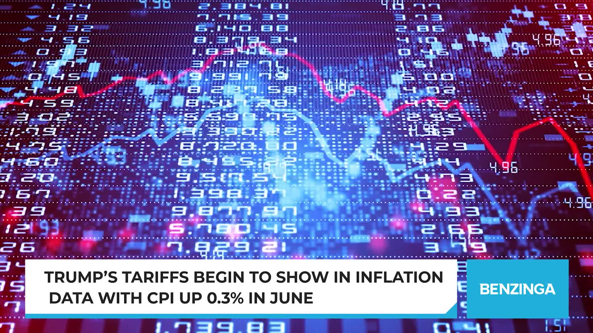 Trump’s Tariffs Begin to Show in Inflation Data With CPI Up 0.3% In June