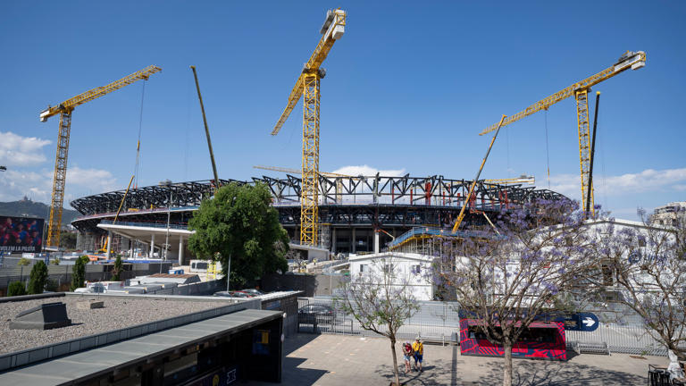 Barcelona's Camp Nou nightmare continues! Return to iconic stadium may ...