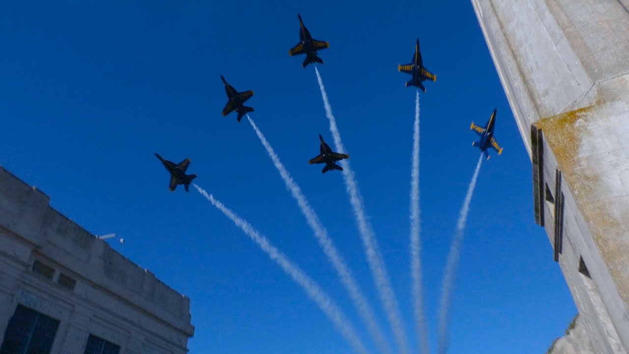 Fleet Week 2023 'under the box' | Blue Angels from Alcatraz