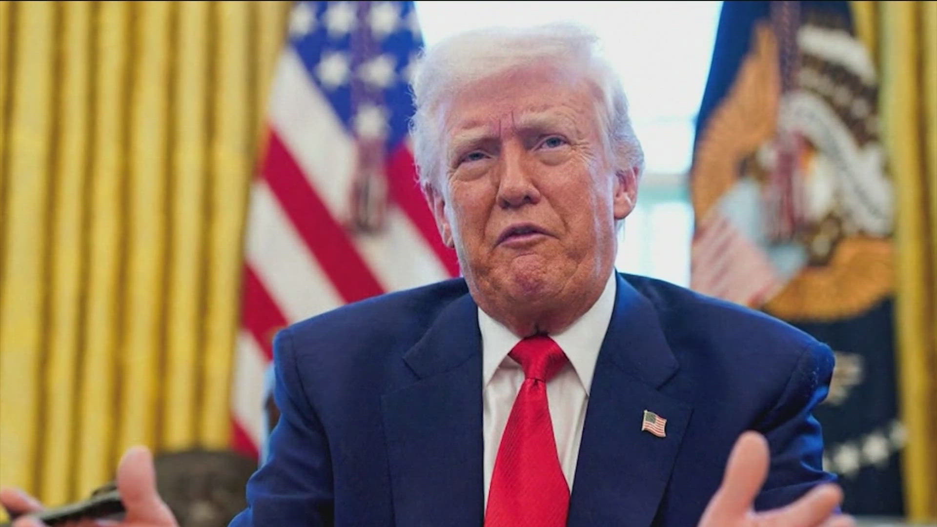 President Donald Trump says inflation is 'exactly as anticipated'