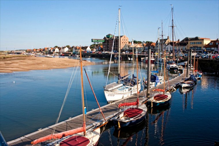 The seaside town with fragrant pine trees, beach huts and independent shops