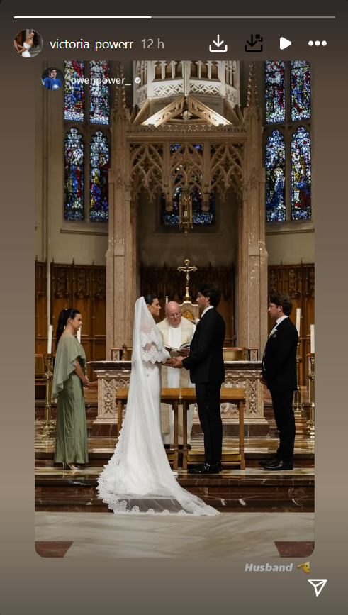 Owen Power marries longtime girlfriend Victoria Beara in an intimate ...