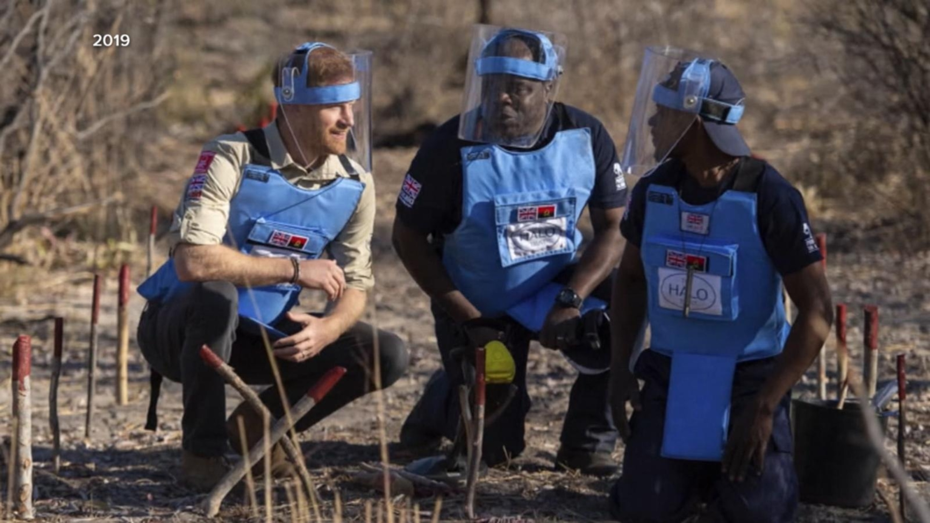 Prince Harry continues fight against landmines