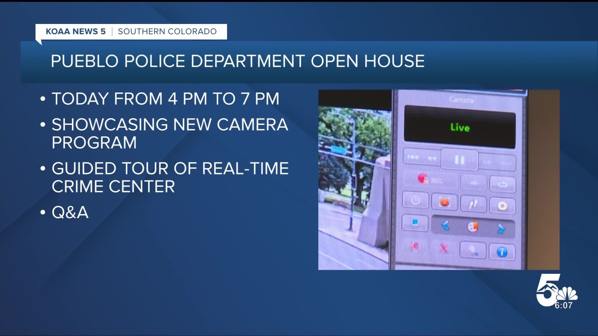Pueblo Police hosting open house showcasing new security camera program