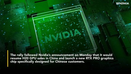 Nvidia's China Comeback Sparks Rally In Alibaba, Baidu, Tencent Shares
