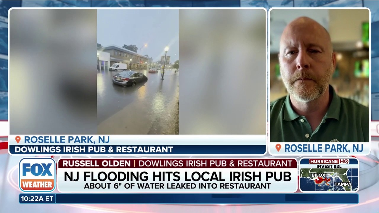 New Jersey flooding hits local Irish pub
