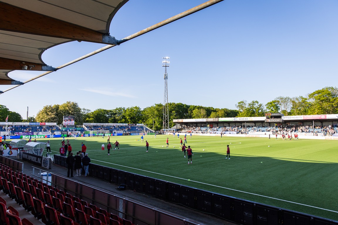 Telstar maakt stadion in rap tempo klaar voor Eredivisie