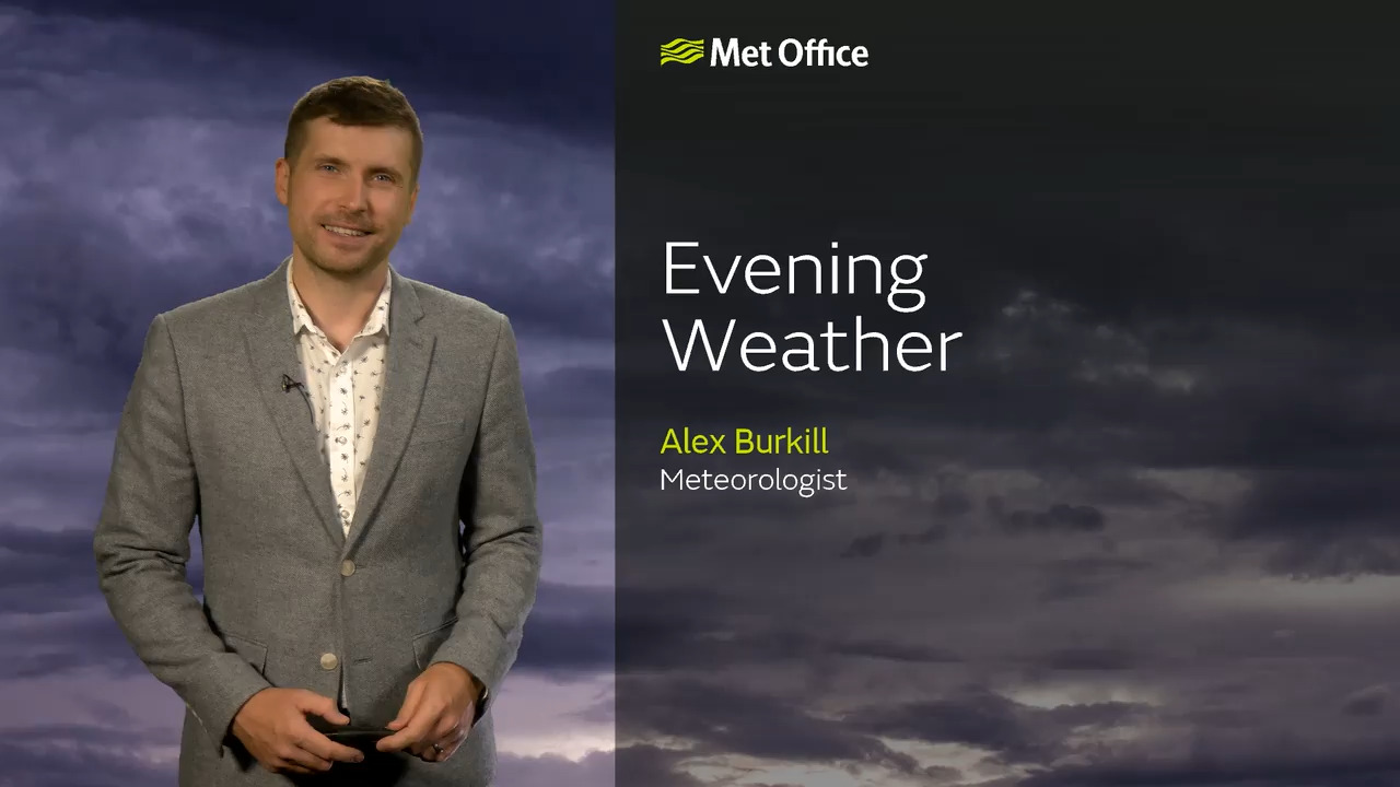 Met Office Wednesday Evening weather forecast 16/07/2025
